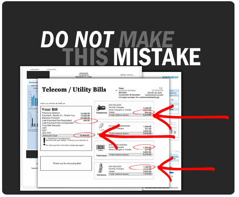 Are you making this error every time you pay your telecom or utility ...